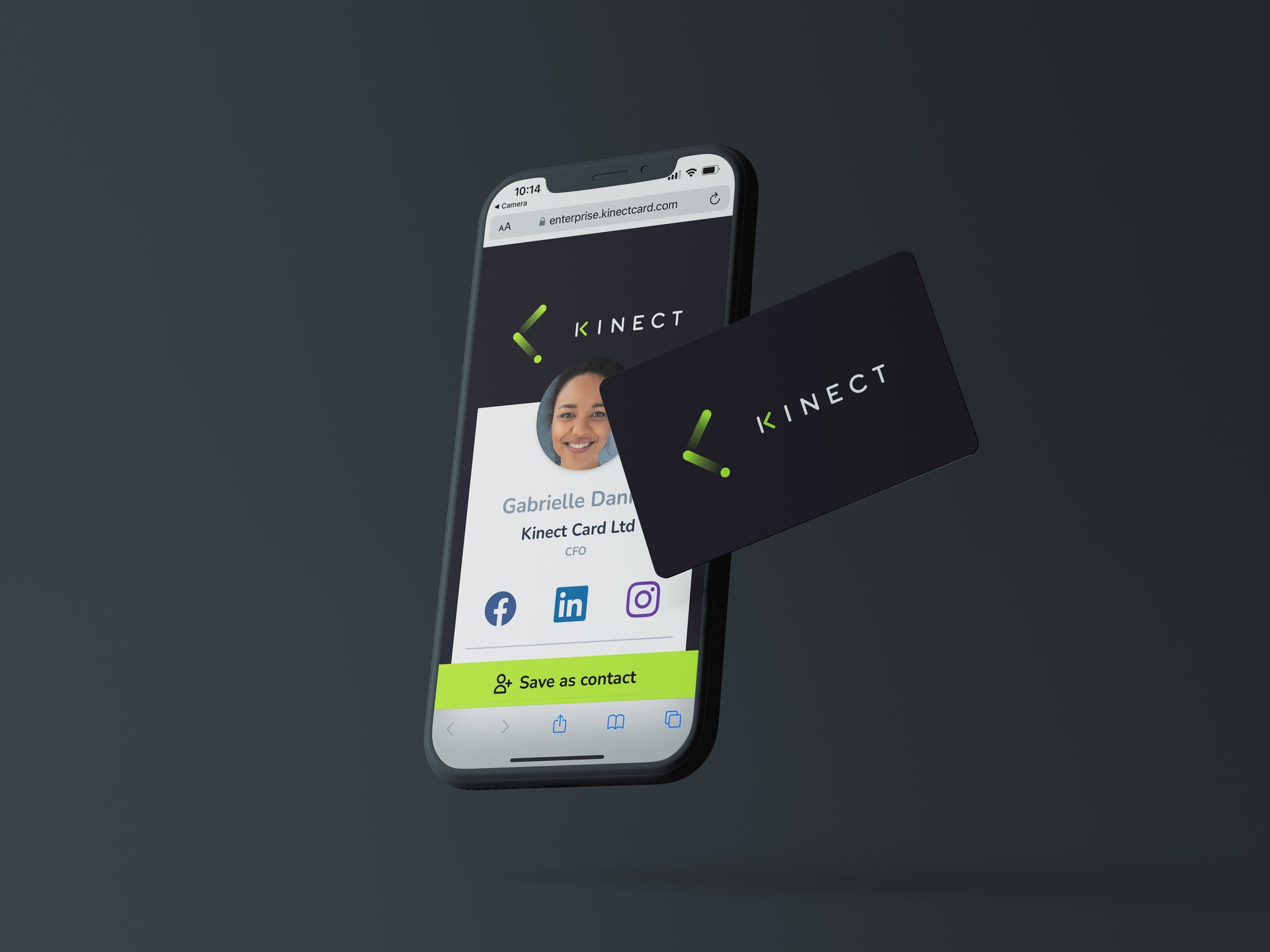 NFC Business Card | Kinect Card X McGill and Partners | NFC Business ...