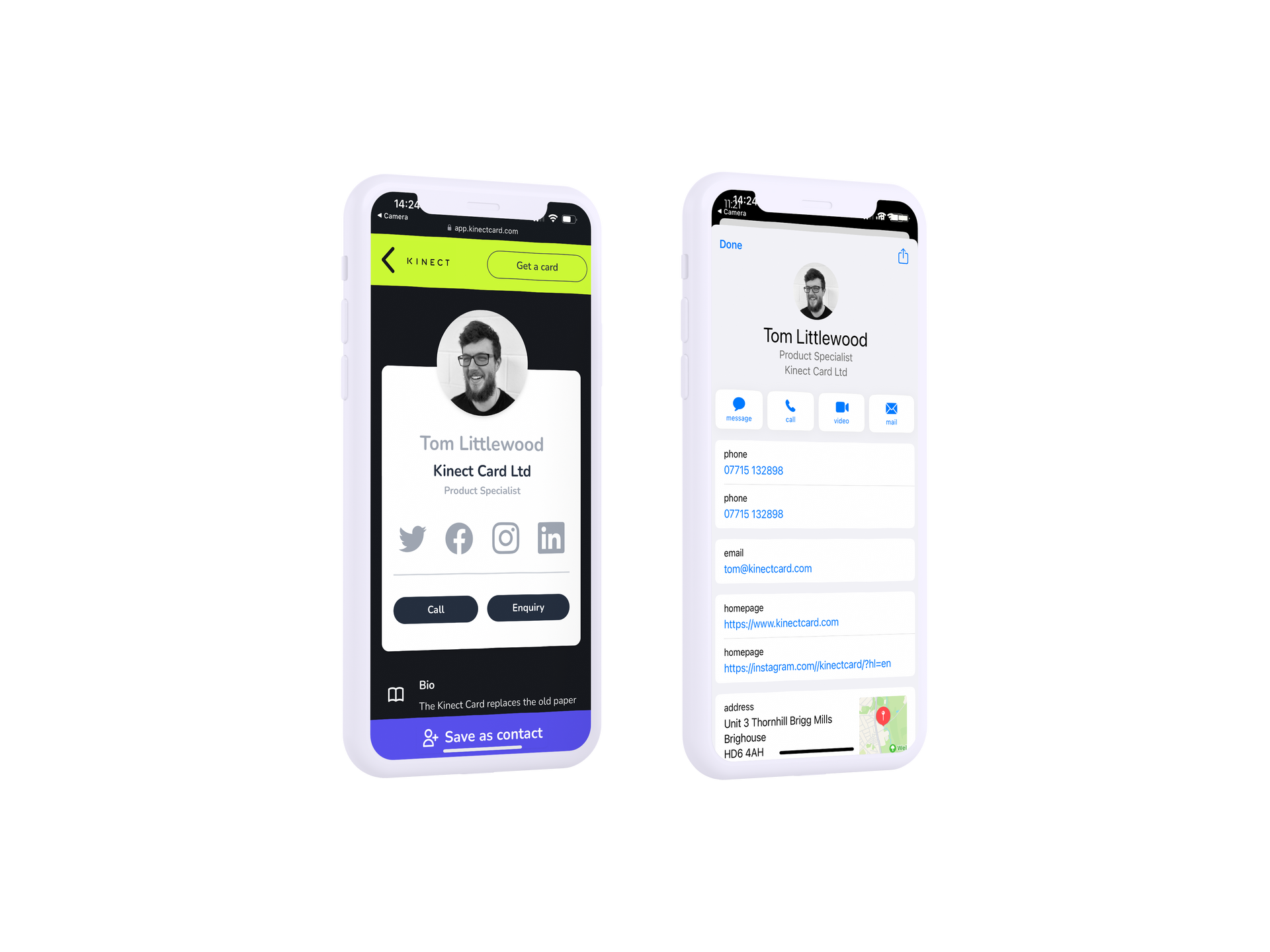 Best NFC Cards | Learn More | NFC Business Cards UK | Kinect Card