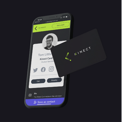 Kinect Card | NFC business cards