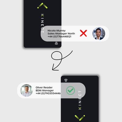 NFC Business Cards | Kinect Card